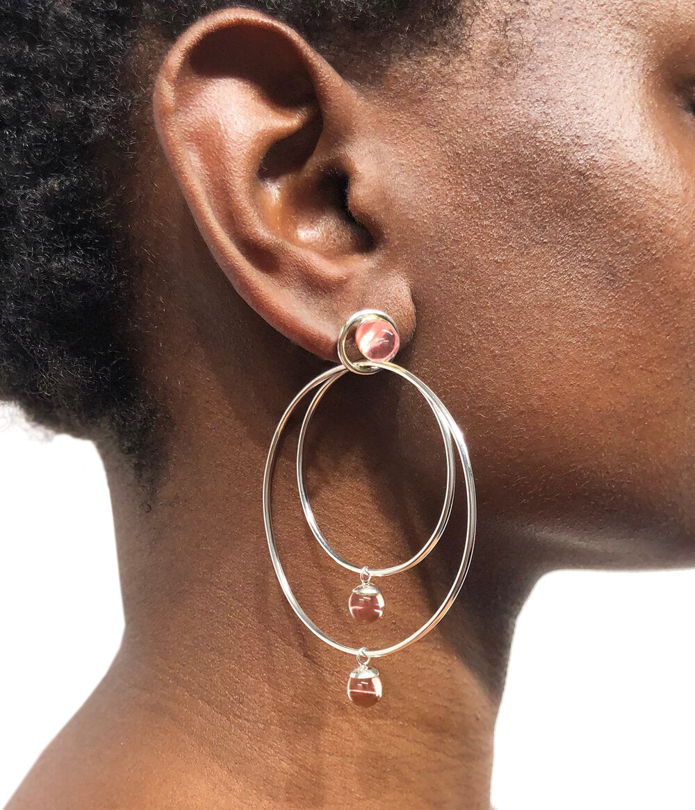 Triple Shift Hoops I – Aur Jewelry